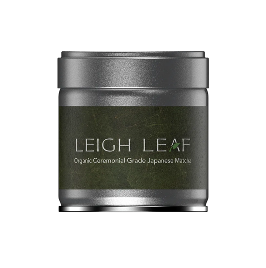 Premium Organic Ceremonial Grade Matcha - 30g Tin | Leigh Leaf