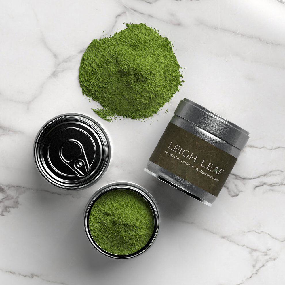 Premium Organic Ceremonial Grade Matcha - 30g Tin | Leigh Leaf